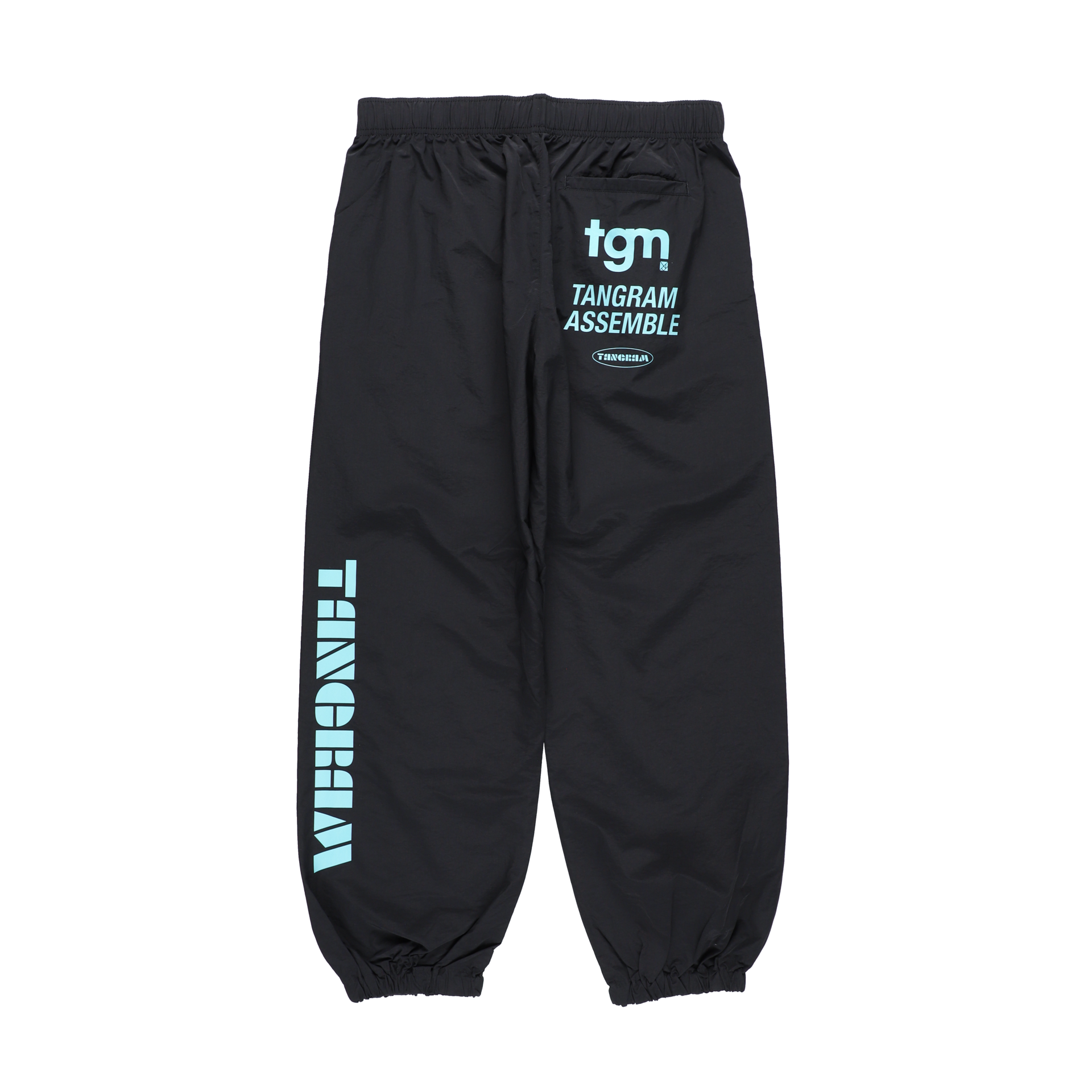TGM NYLON TRAINING PANTS BLACK TGA-MP59 – TANGRAM