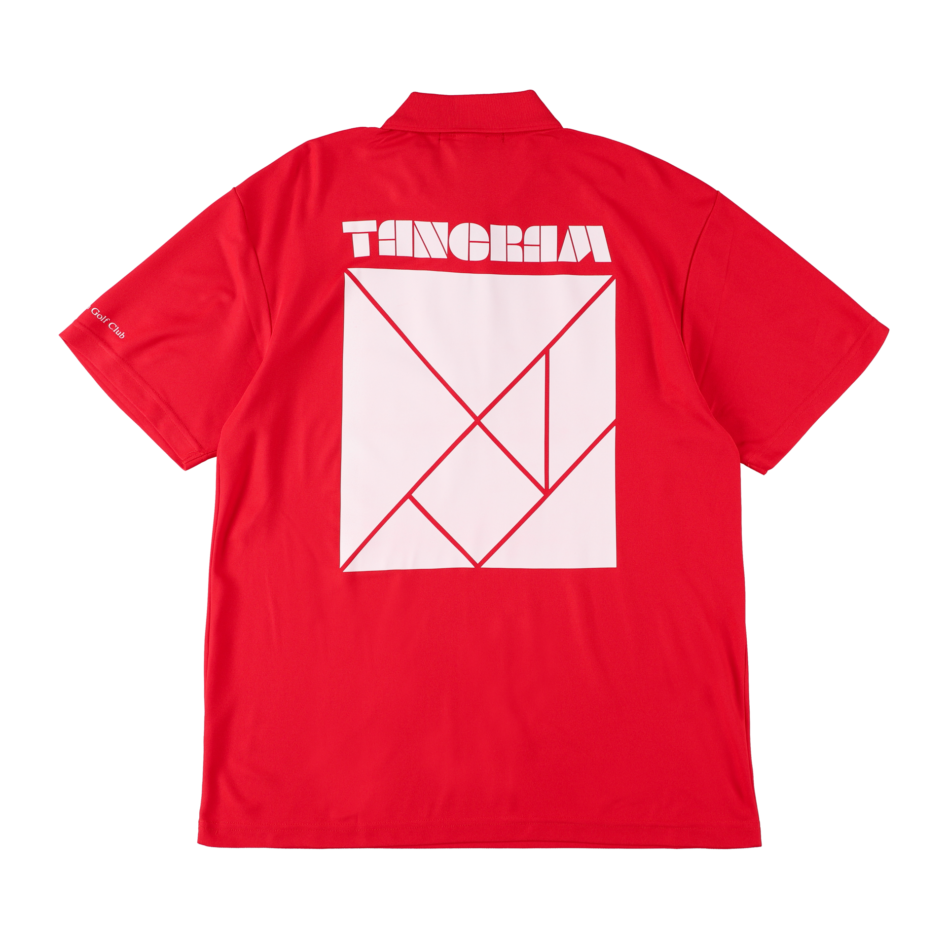 BASIC PUZZLE LOGO POLO SHIRTS RED TGS-MPL97 – TANGRAM